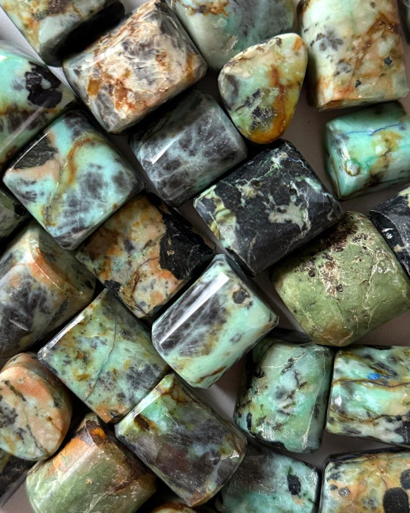 Chrysocolla Tumbled Stone – Sole Luna